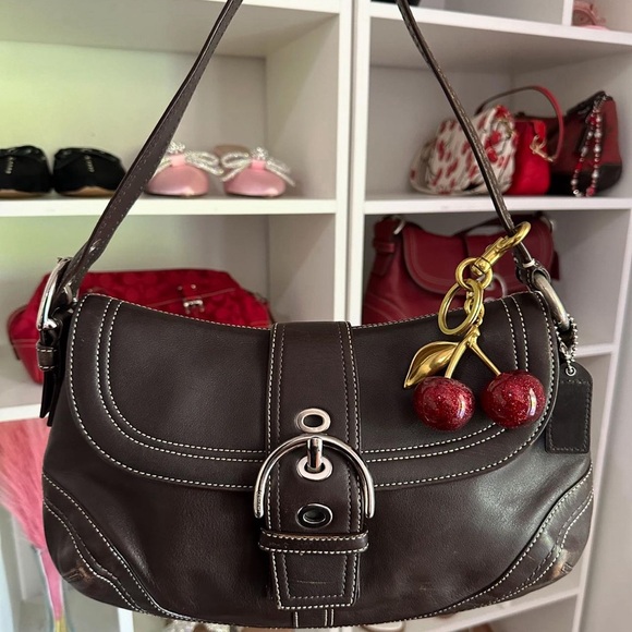 Coach | Bags | Y2k Coach Brown Leather Soho | Poshmark